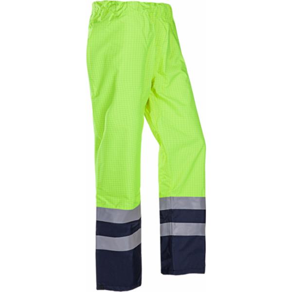 SIOEN 5874 Tielson flame-retardant/antistatic signalisation rain trousers (fluorescent yellow ...