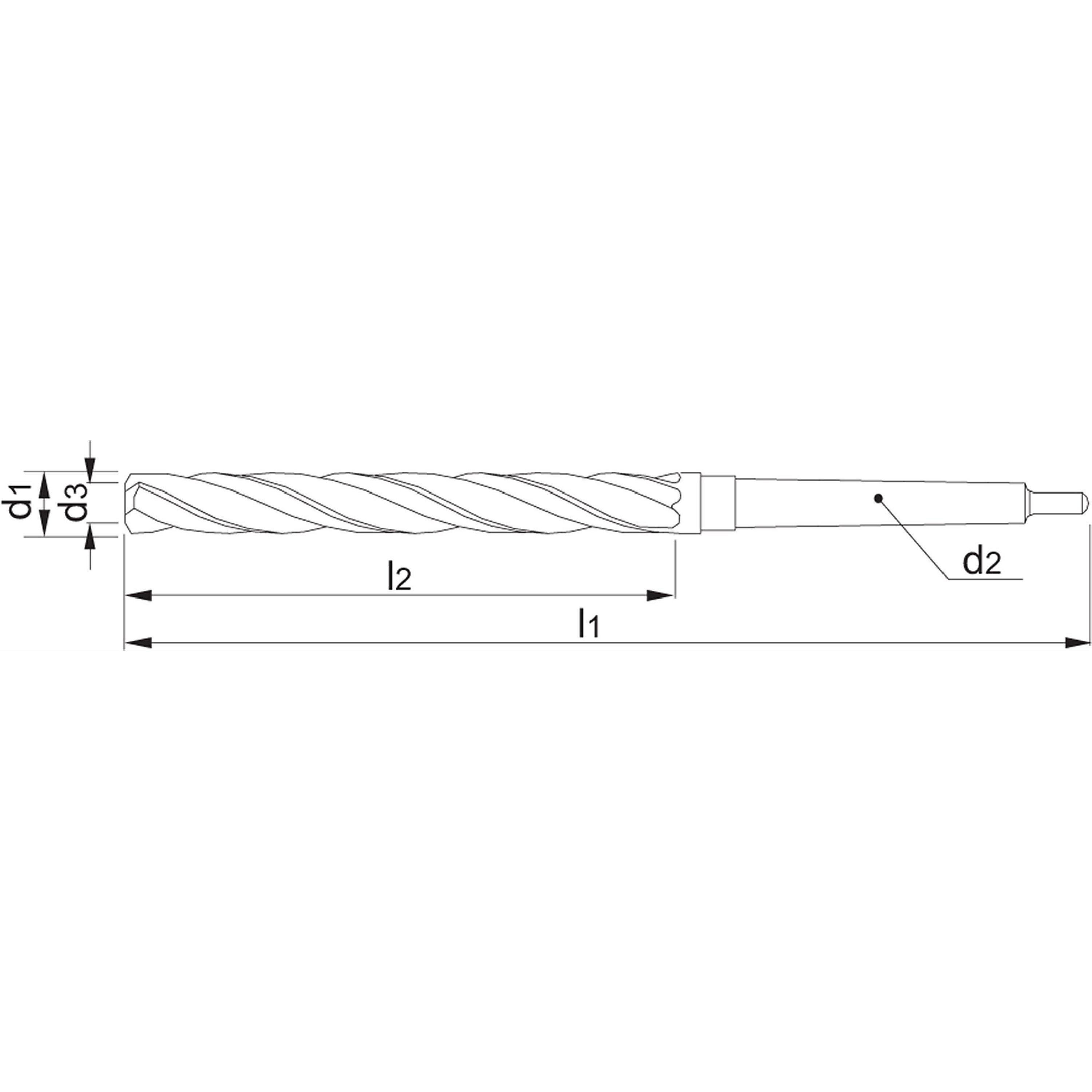 PHANTOM 133204660 HSS opboor / drielippenboor DIN 343 MK 46,6 mm
