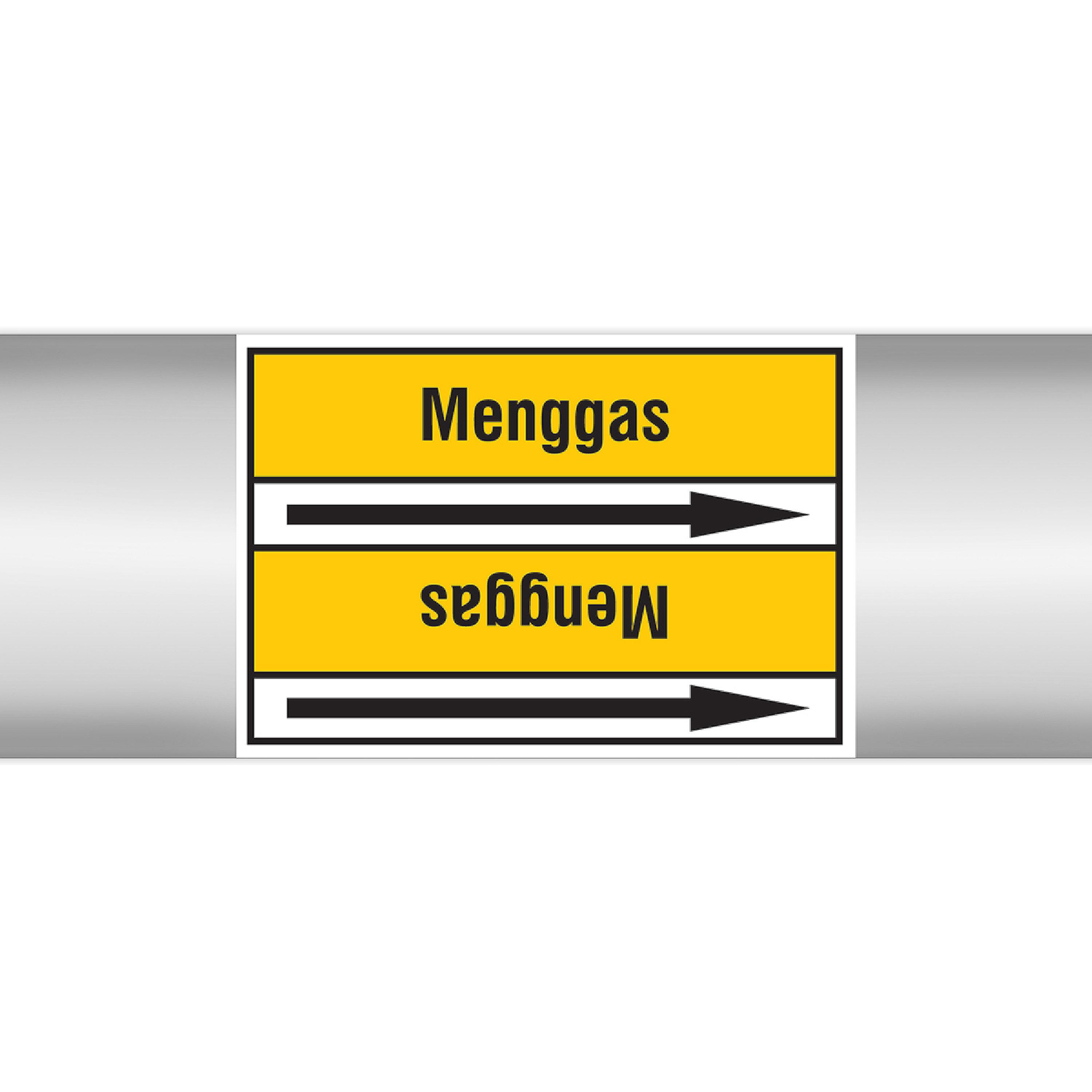 BRADY 267488 leidingmerker voor menggas op rol, zonder pictogram 33 m x ...