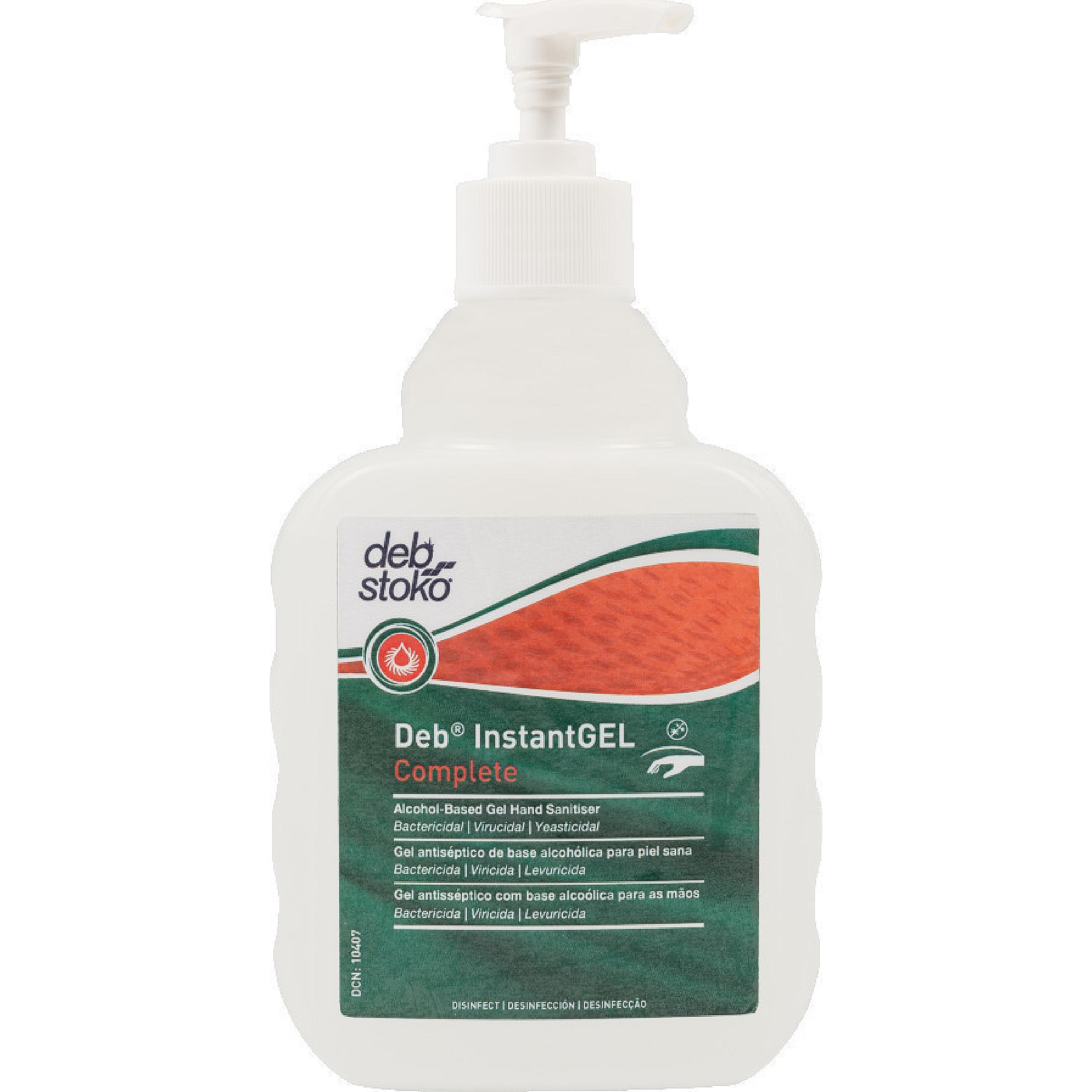 STOKO InstantGEL Complete - BE hand cleanser (400 ml bottle with pump ...