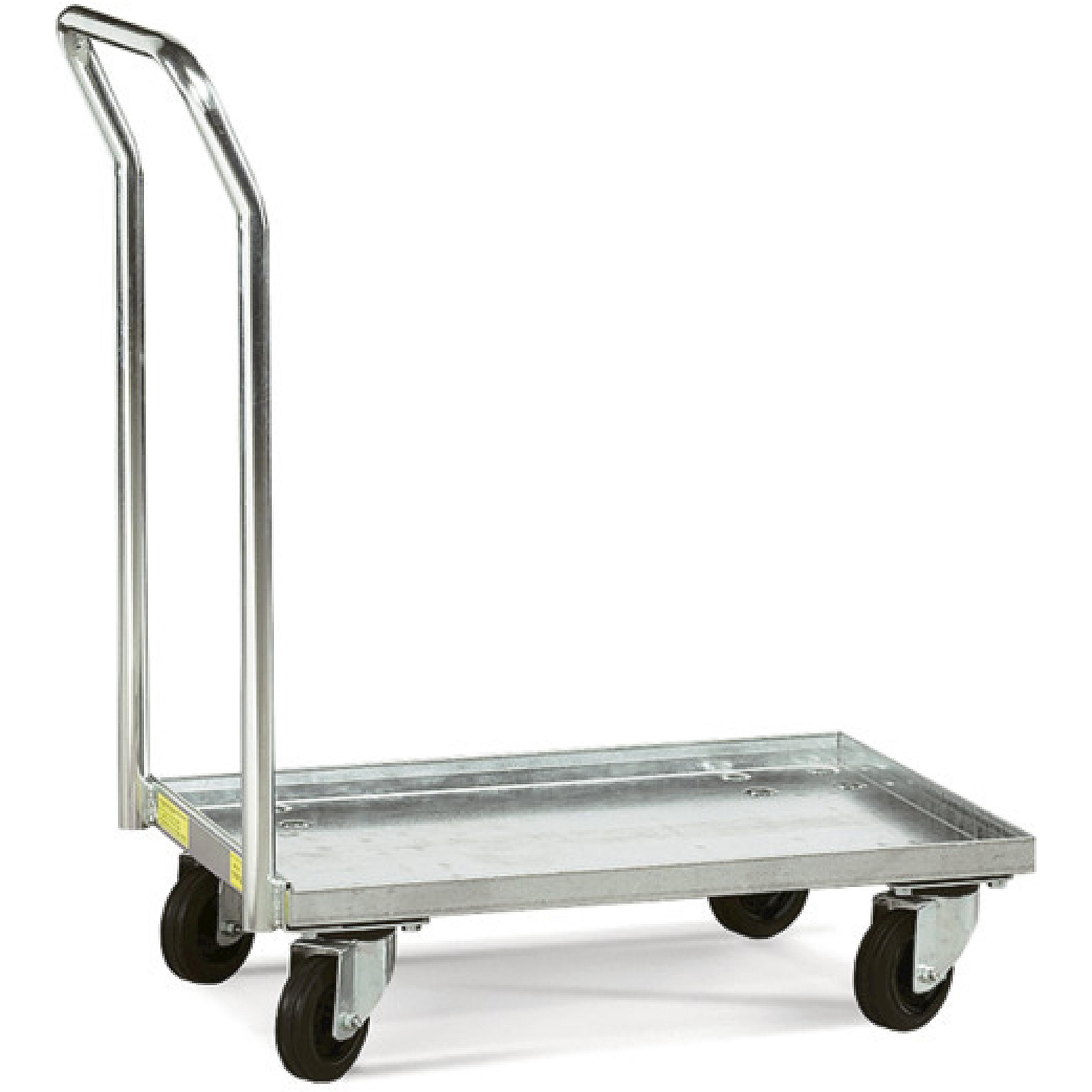 FAMI FCP20110299 trolley met enkele rem met stalen onderstel voor EURO ...