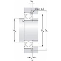 SKF 312 NR single-row groove ball bearing cylindrical 60x130x31 mm | Klium