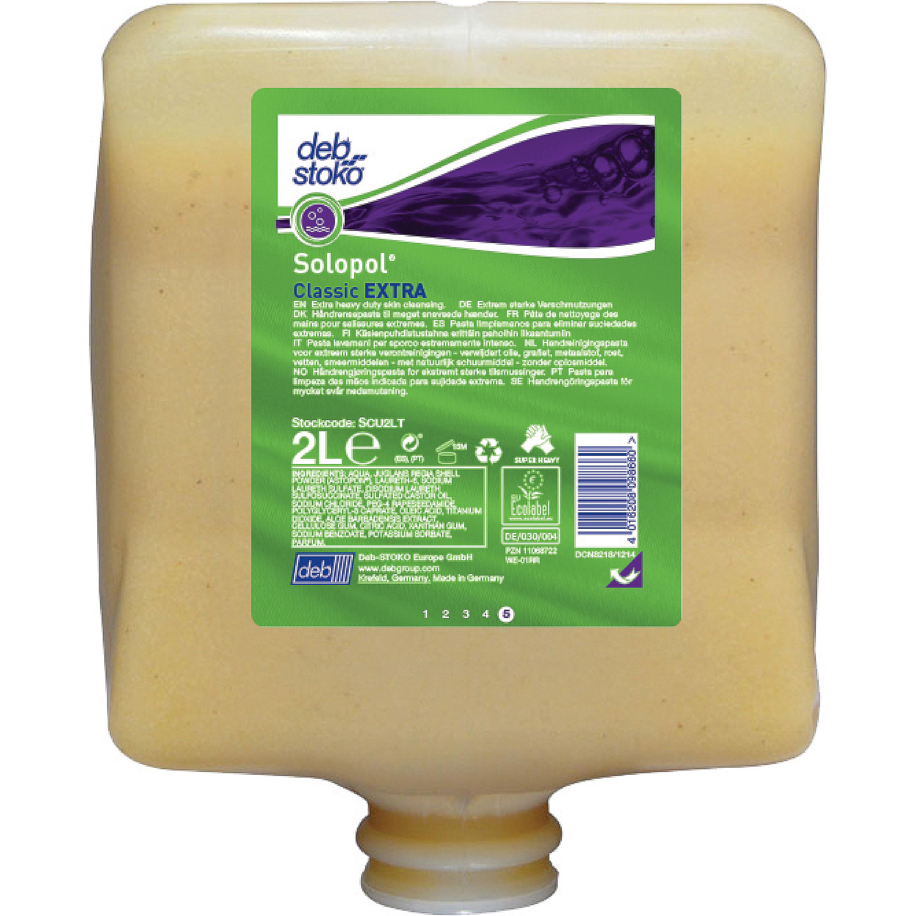 DEB STOKO Solopol Classic EXTRA nettoyant pour la peau pour les lieux ...
