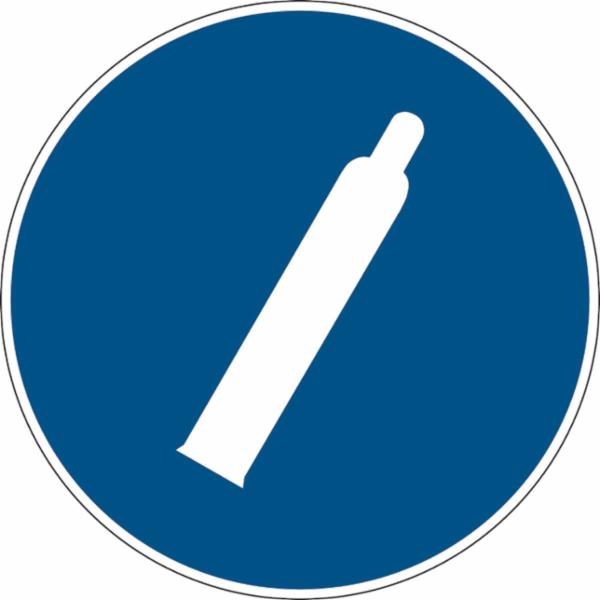 BRADY 255147 pictogramme d'avertissement - bouteille de gaz sous ...
