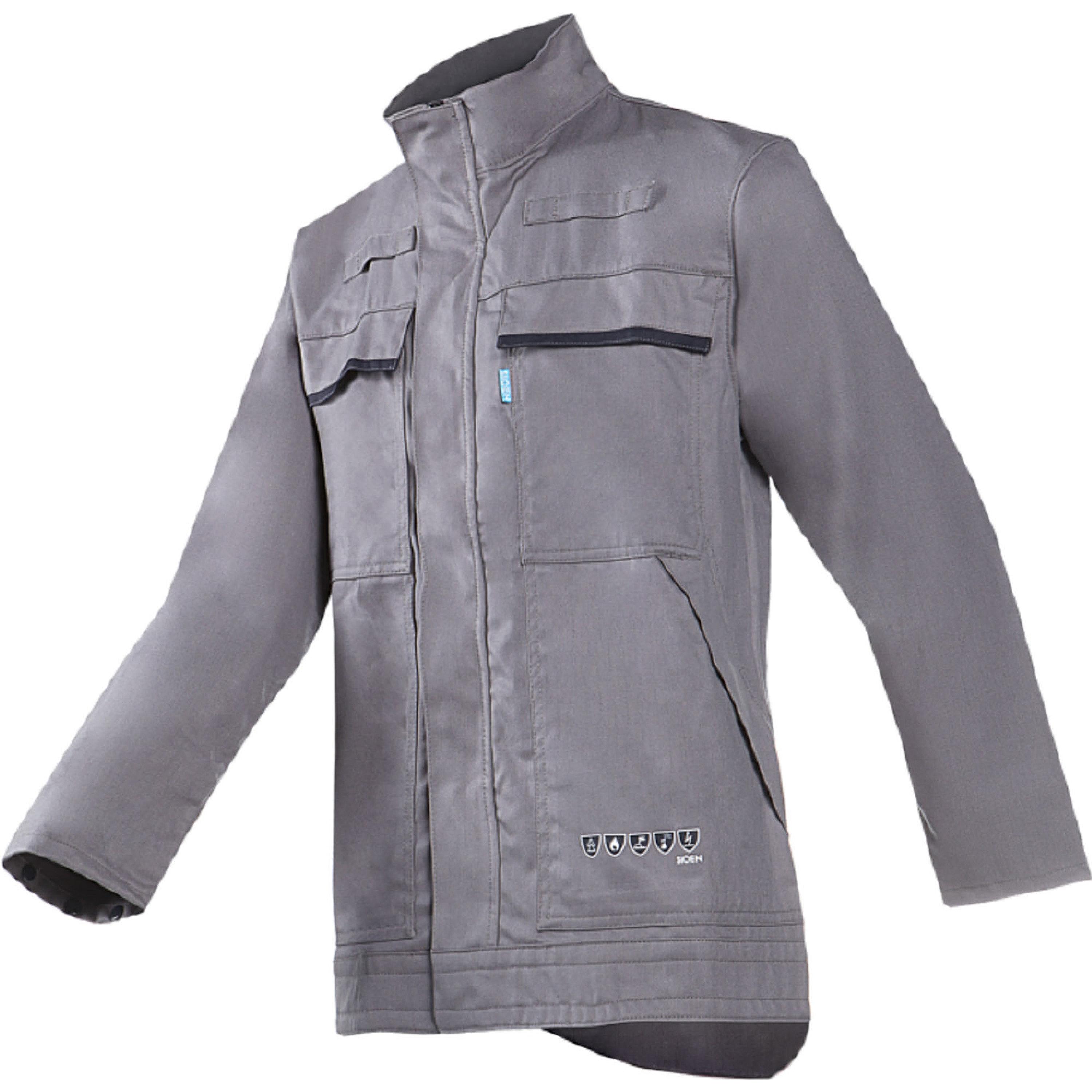SIOEN MODENA ECO blouson with ARC protection grey - 019VA2PF9M44052 ...