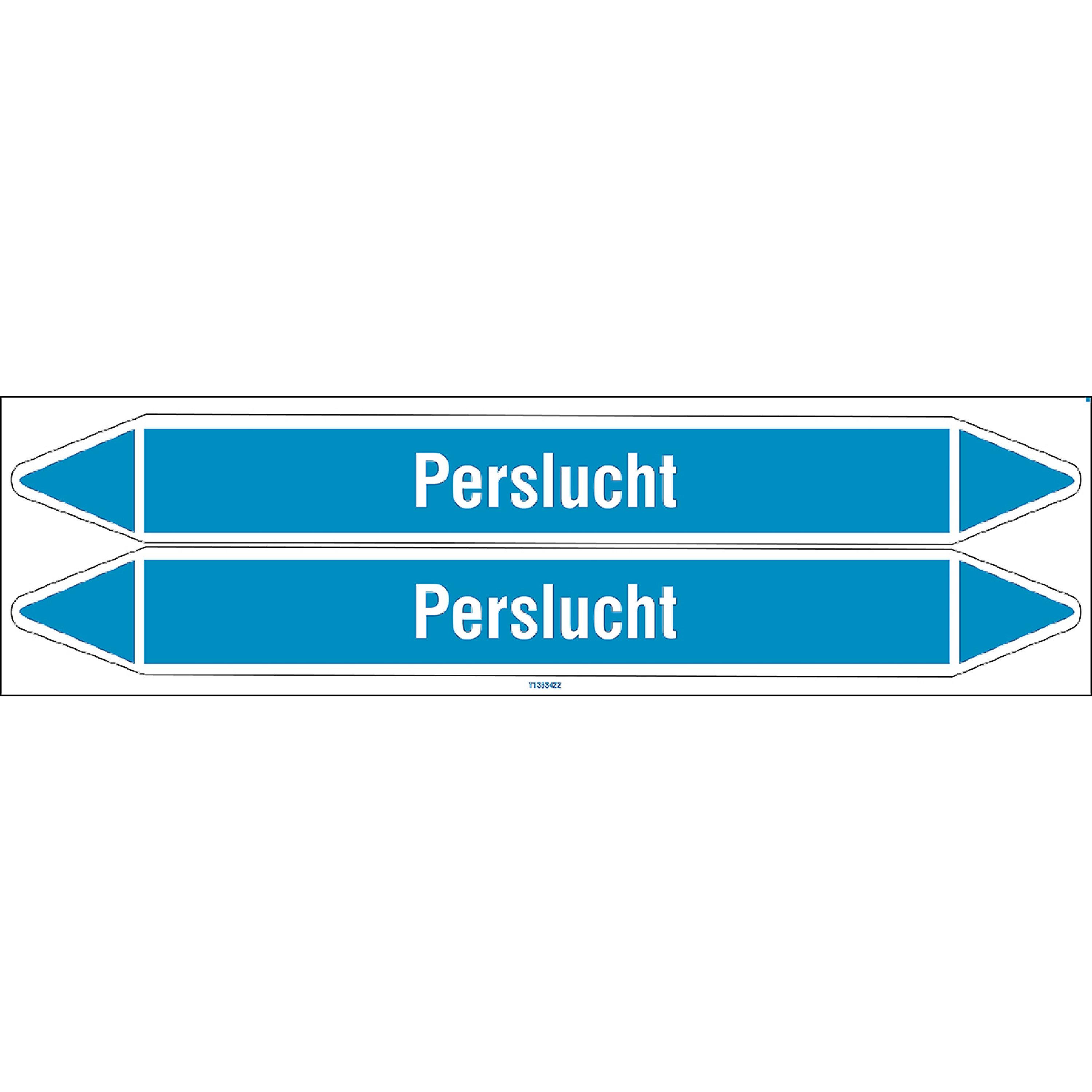 BRADY N004708 leidingmerker voor perslucht, met geperforeerde pijlen ...