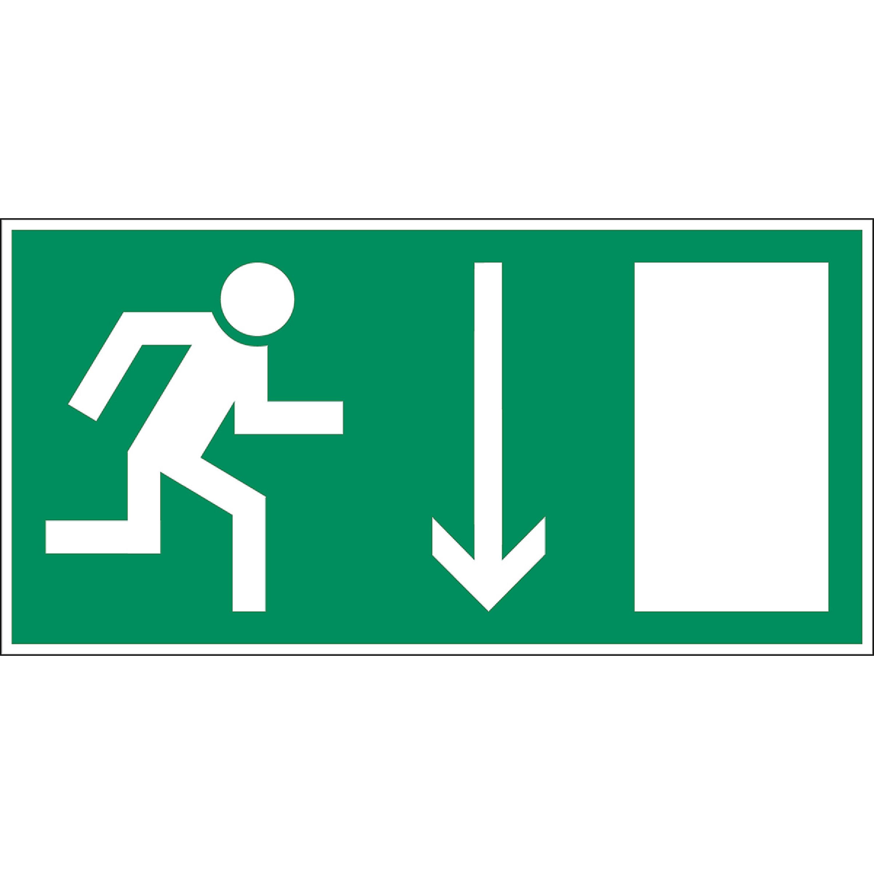 BRADY 222560 pictogramme de secours - direction de la sortie de secours ...