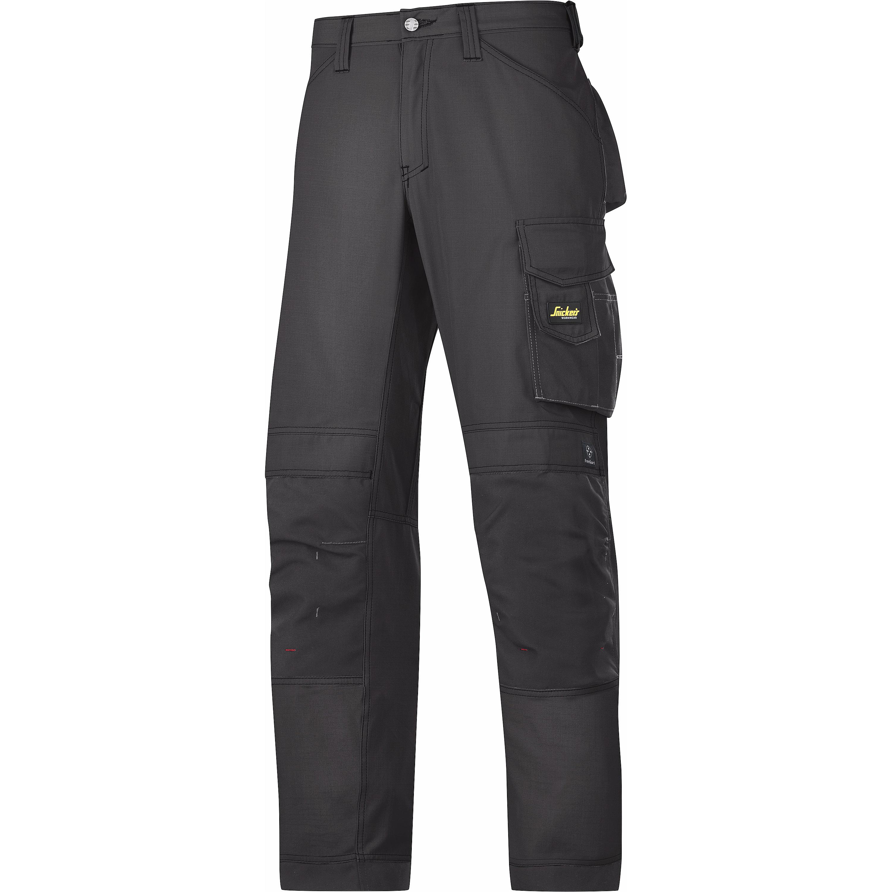 SNICKERS 3313 Rip-Stop work trousers (black) - 33130404042 Trouser size ...