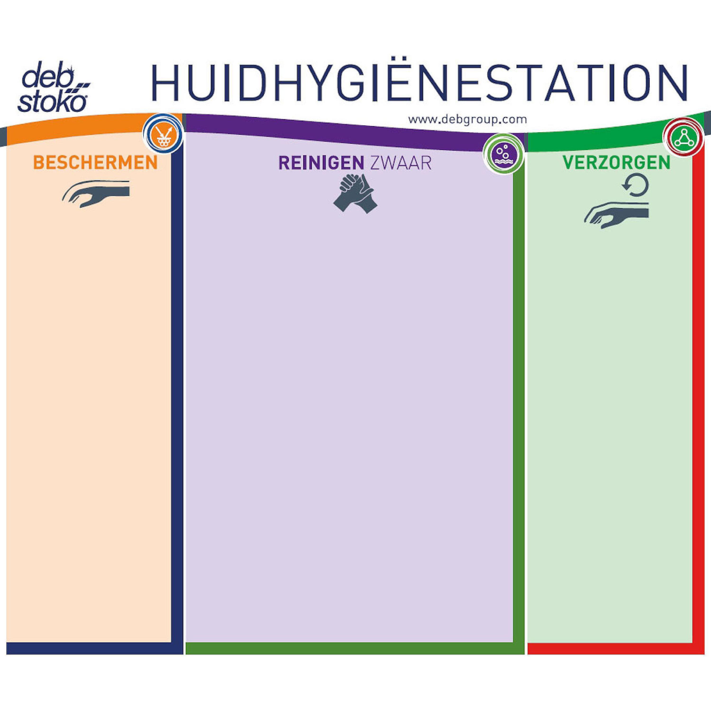 DEB STOKO SSCSML1NL station d'hygiène cutanée petite avec 3 ...