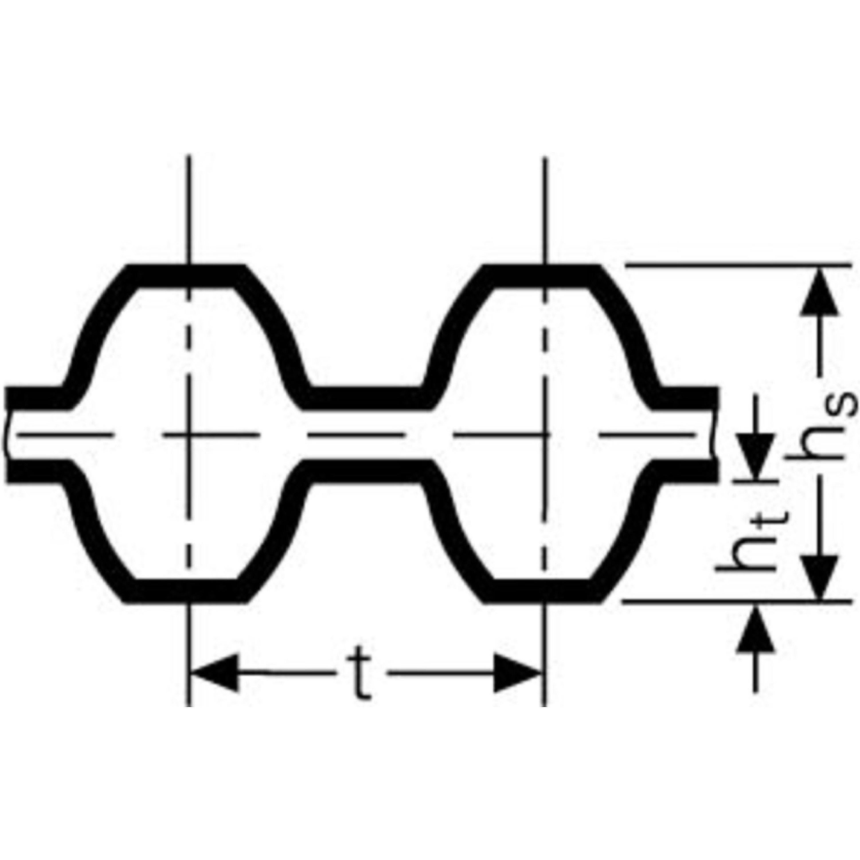 CONTI DSTD 1600 DS8M 20 Courroie de distribution Conti Synchrotwin ...