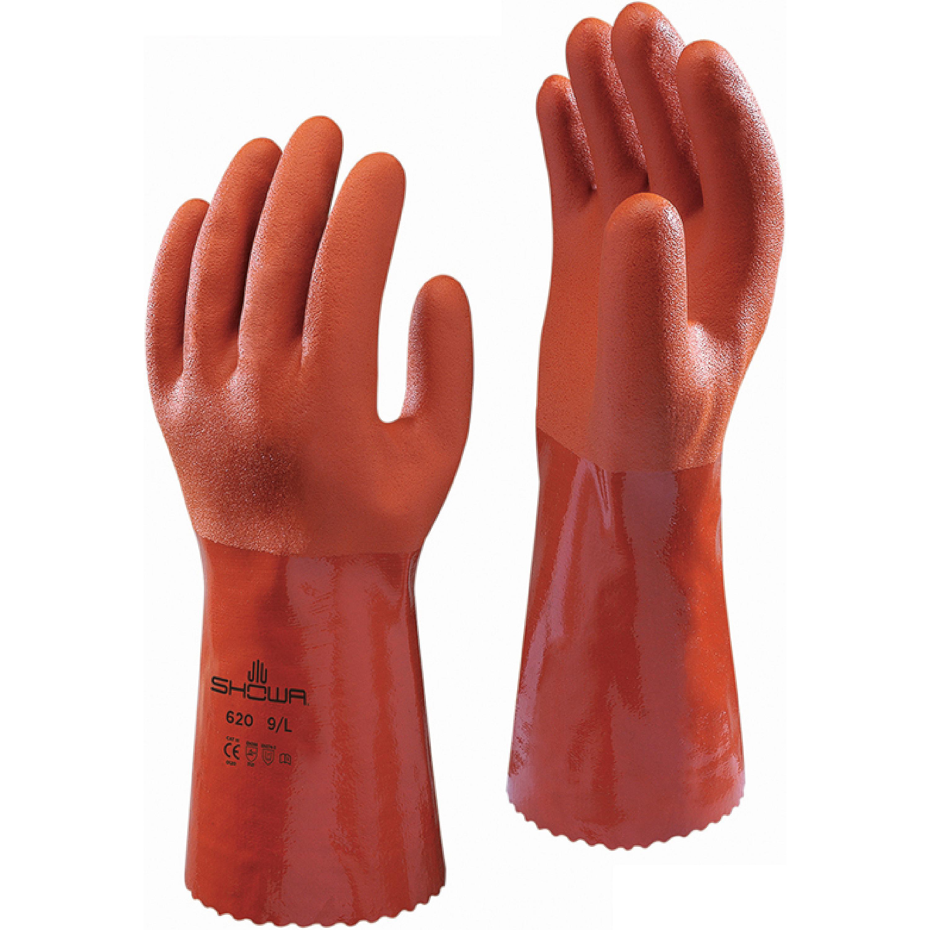 SHOWA 620/34 handschoenen 340mm lang rood - 620/34 9/L 340MM ... SHOWA 620/34 handschoenen 340mm lang rood - 620/34 9/L 340MM ...